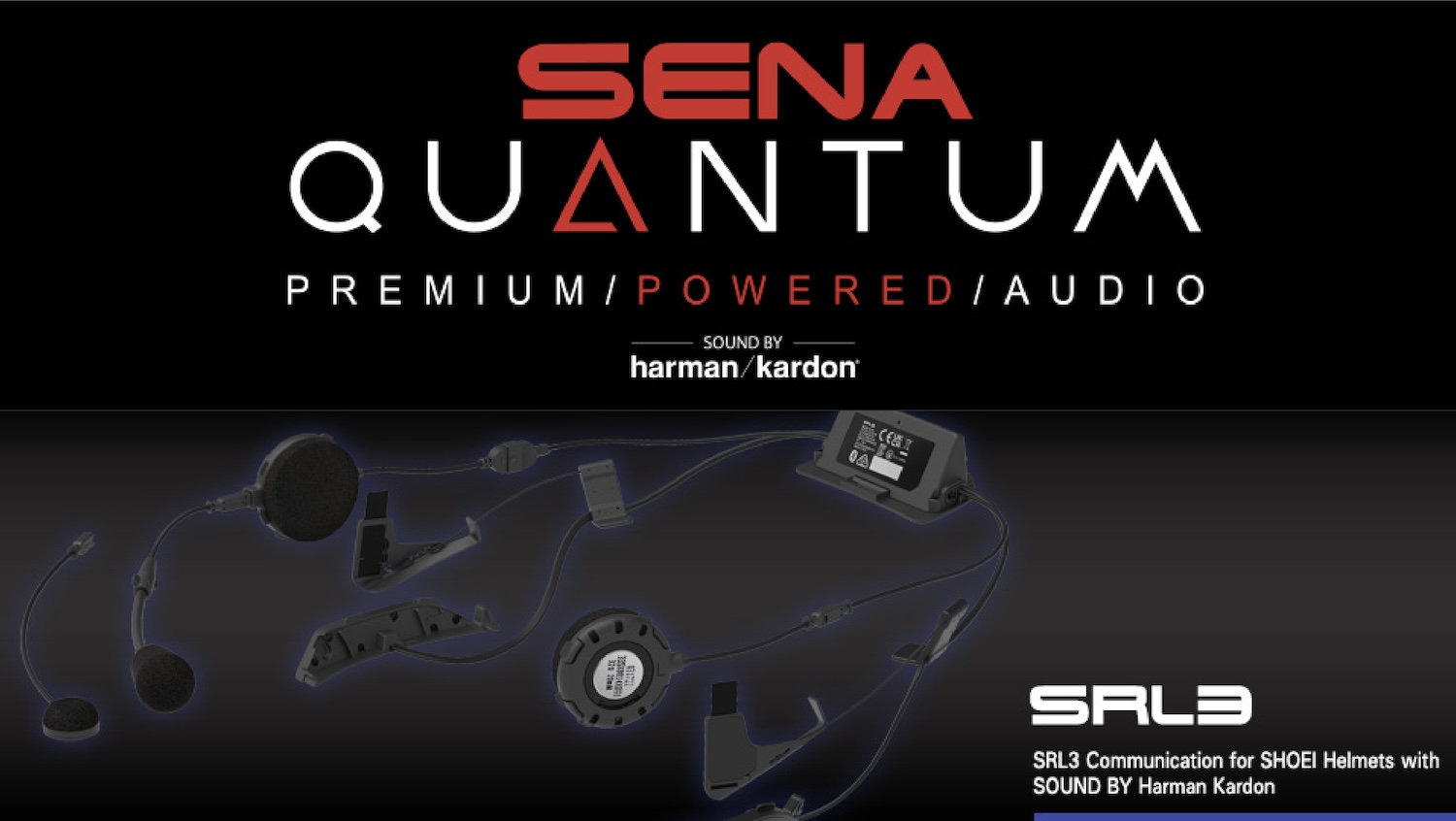 SHOEI ヘルメット専用設計モデル「SENA SRL3 (エスアールエル･スリー)」12/8発売開始！ | 2りんかんNEWS