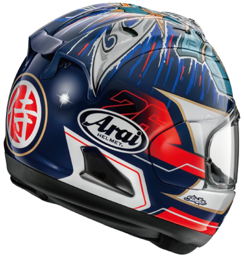 新グラフィック【ARAI RX-7X PEDROSA SHOGUN】を7月上旬に発売予定 | 2りんかんNEWS